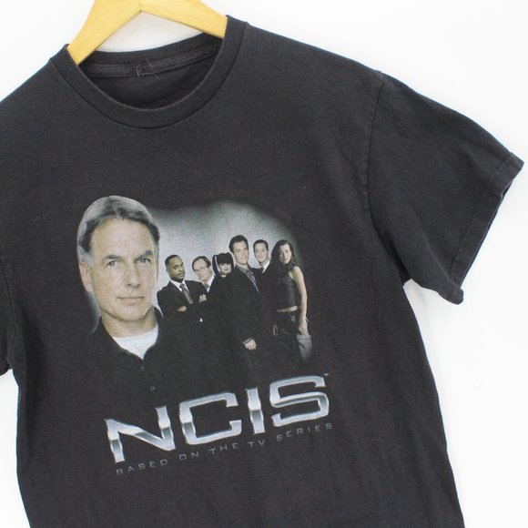 NCIS | Shirts | Vintage Ncis Tshirt Mens Promo Anchor Logo Black Washed ...